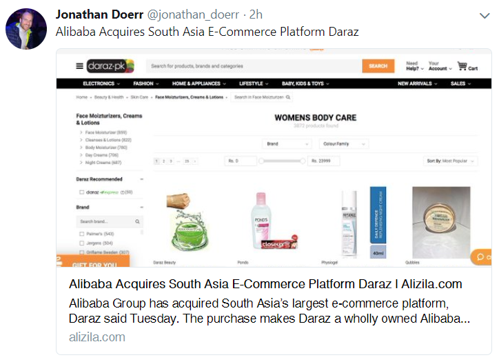 Alibaba Buys Daraz after Lazada, Now Covering 11 SE Asian Countries