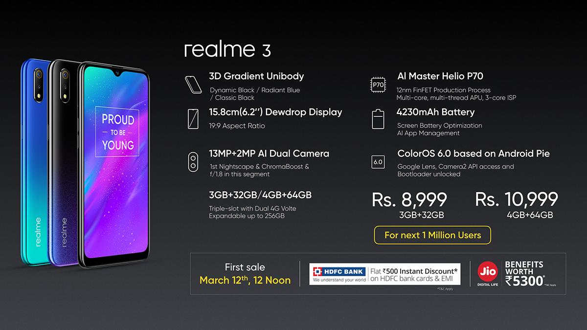 Realme 3 - A New Challenger Joins The Budget Phone Competition - Pandaily