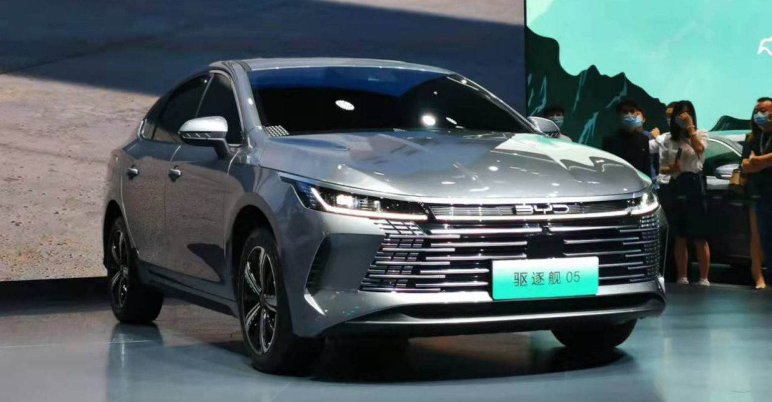 Covert Photos of BYD Han EV Convertible Leaked - Pandaily