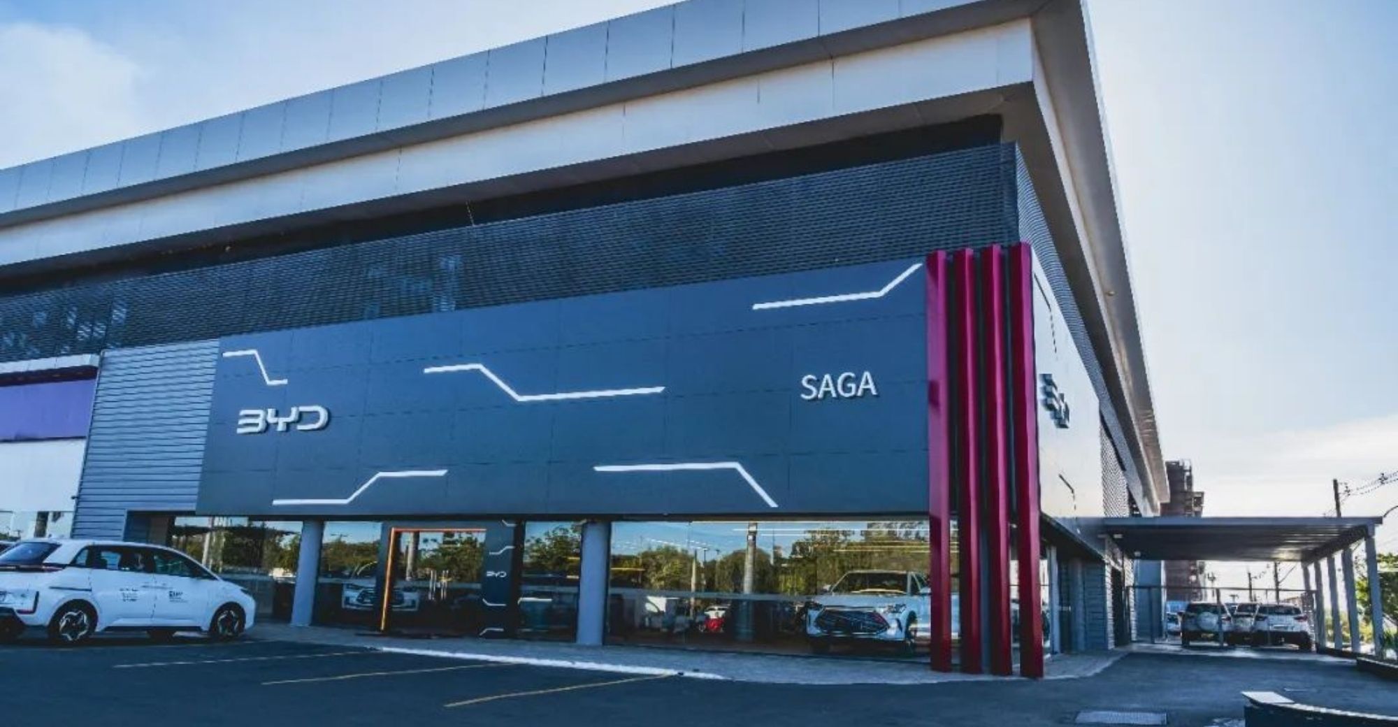 BYD and Brazilian Auto Dealer Saga Open First Store in Brasilia - Pandaily